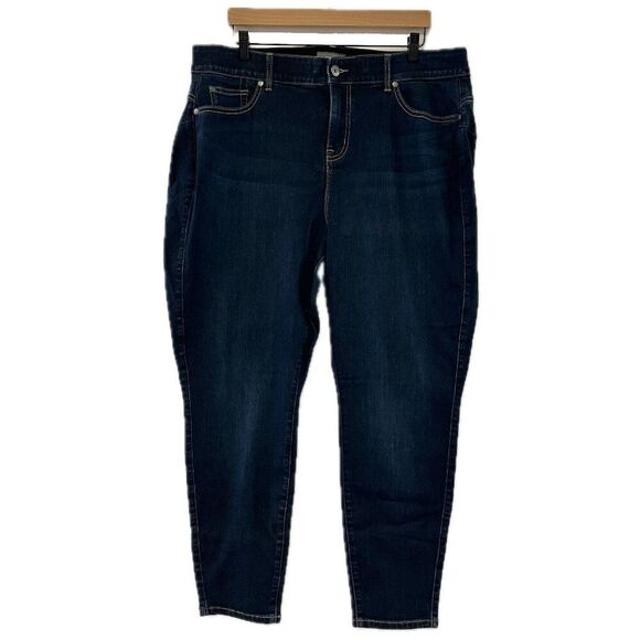 torrid | Jeans | Torrid Dark Blue Skinny Jeans Size 22r | Poshmark